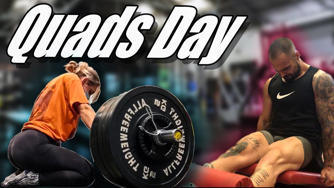 QUADS DAY, ENTRENAMIENTO DE CUÁDRICEPS - YouTube