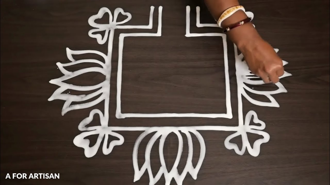 3 Types of Easy & Simple Kothi Chita Designs for Manabasa Gurubar/ Easy ...