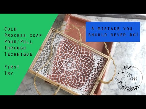Pour/Pull Through Technique - 1st try -Soap Challenge Club - YouTube