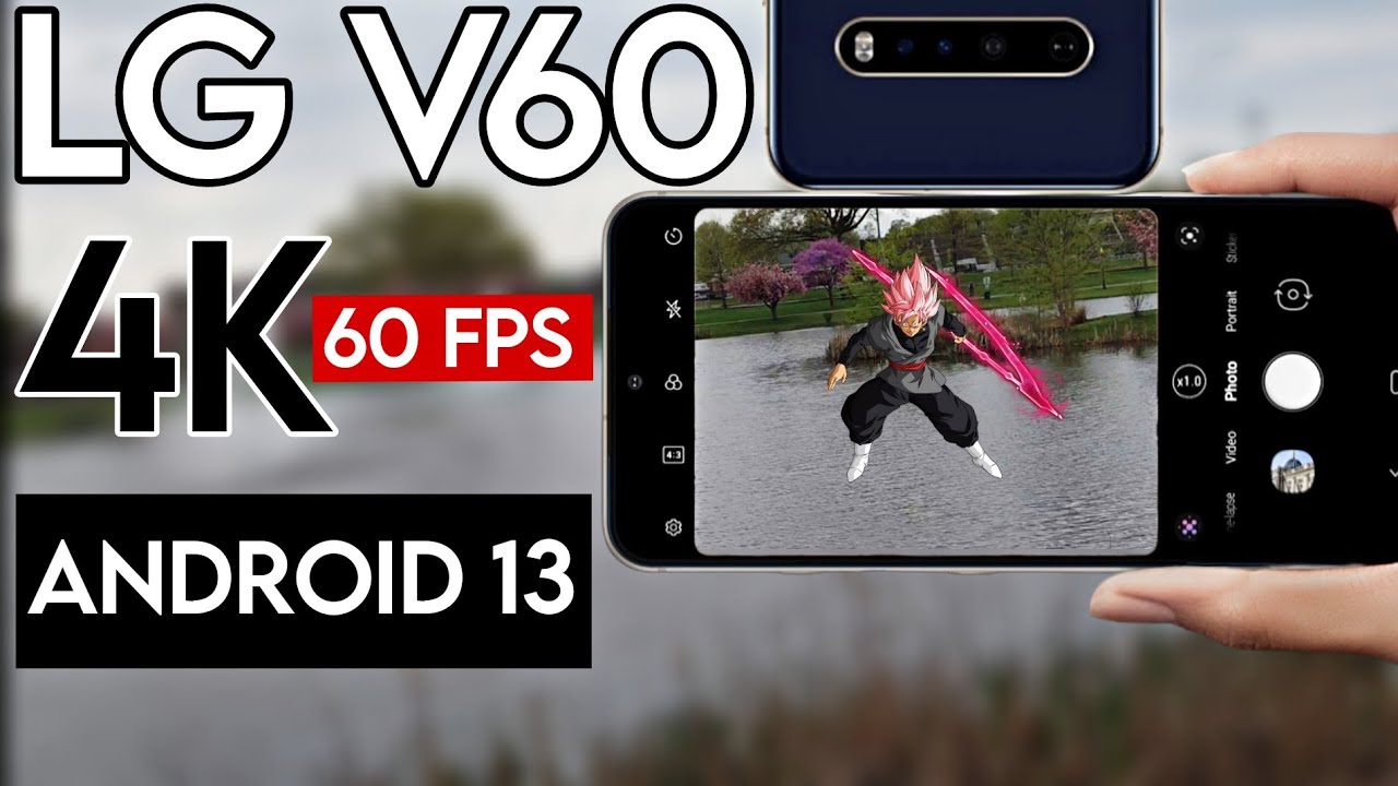 LG V60 CAMARA PRINCIPAL, (VIDEO 4K 60fps) Con ANDROID 13 (Bestial ...