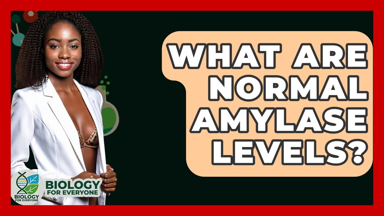 What Are Normal Amylase Levels? - Biology For Everyone - YouTube