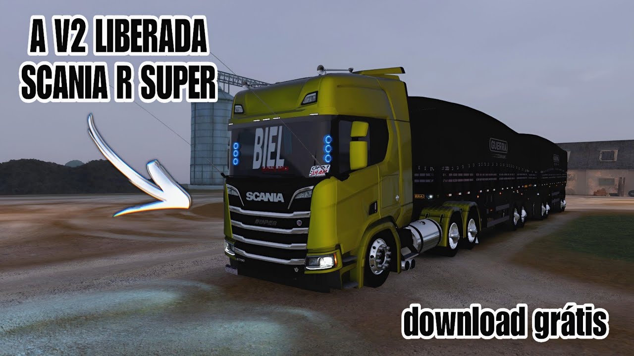 DOWNLOAD GRÁTIS DA V2 DA SCANIA R SUPER V8 🚛💨#caminhão #shorts #short # ...