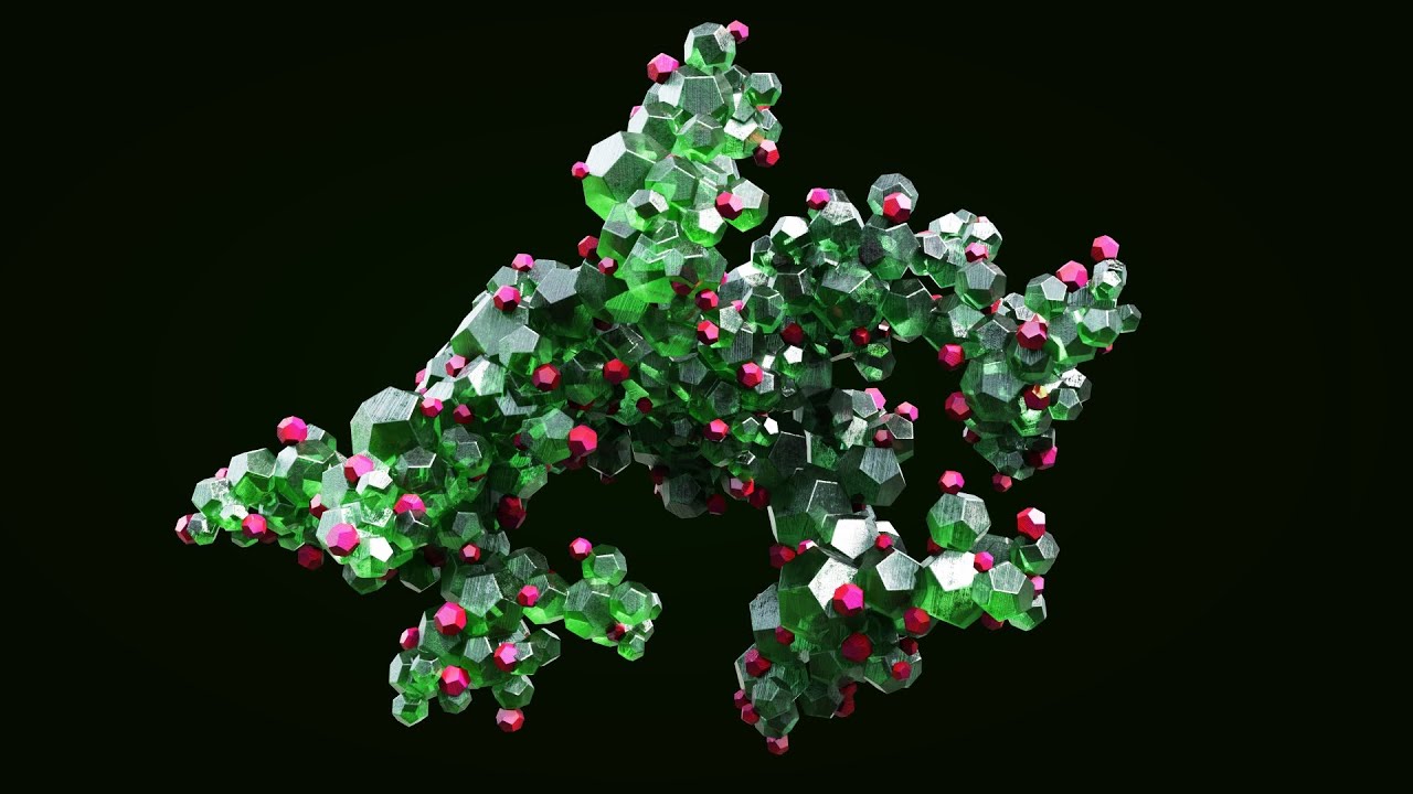 Simple fractals - crystals. Explainer - YouTube