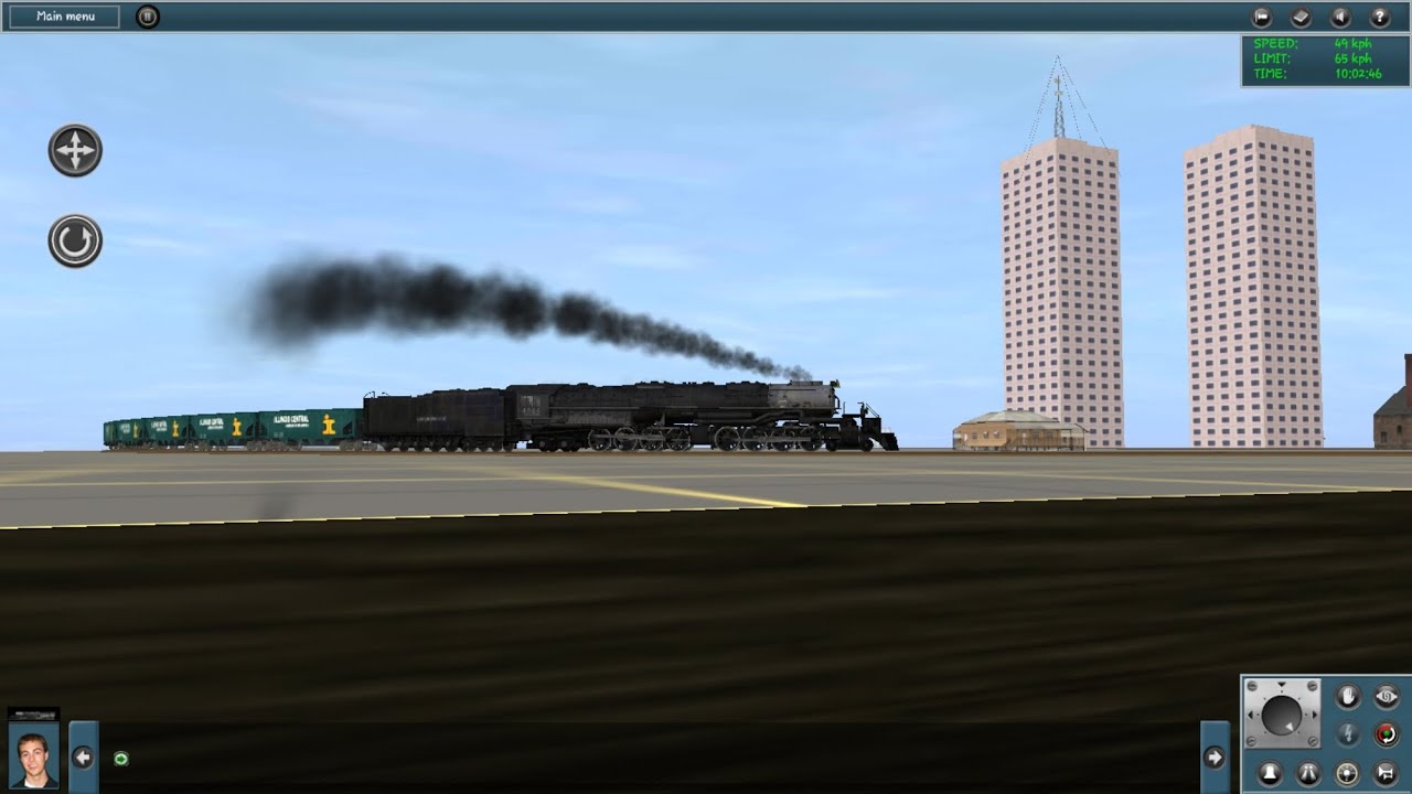 Playing my own route in Trainz classic 2001 - YouTube