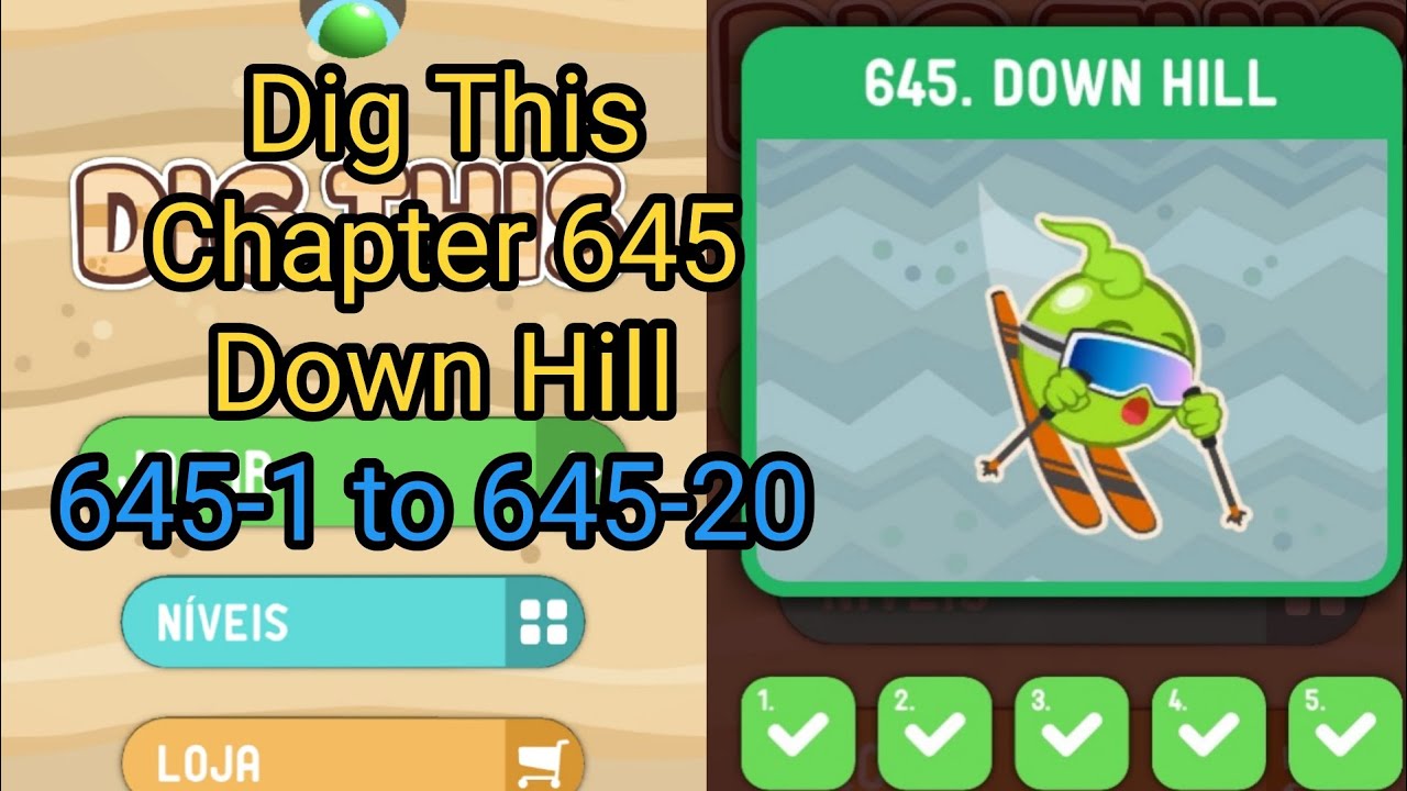 Dig This (Dig lt) 645-1 to 645-20 Chapter 645 Down Hill All Levels ...