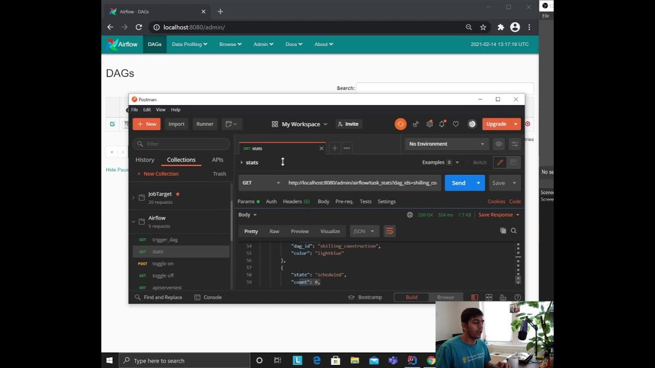 Trigger Airflow Dag Via REST API tutorials - YouTube