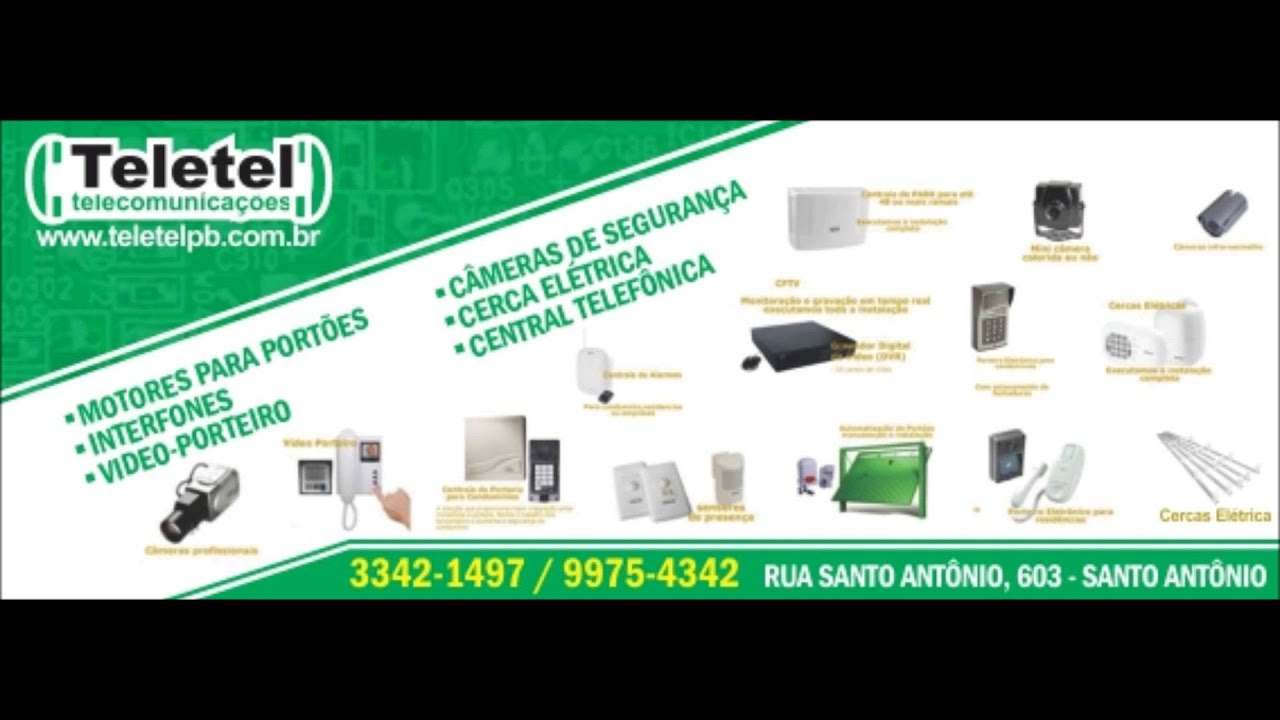 propaganda teletel telecomunicações e segurança eletrônica. - YouTube