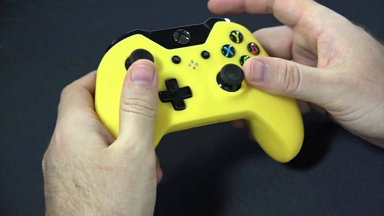 "Yellow Soft Touch" Xbox ONE Custom Controller by Gimika.com - YouTube