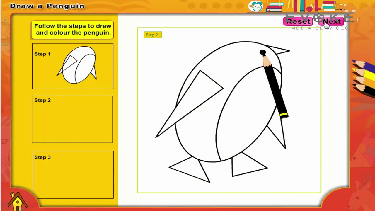 Lets Learn To Draw A Penguin || Drawing || - YouTube