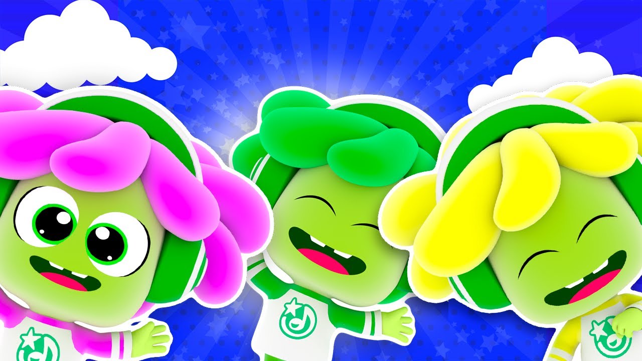Color Song! | Five Little Colors Jumping On The Bed | Nursery Rhymes ...