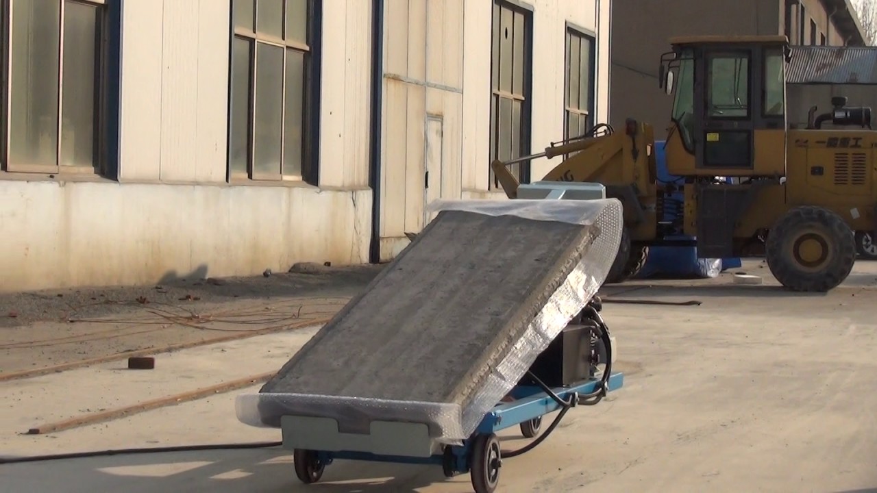 wall panel installation trolley - YouTube