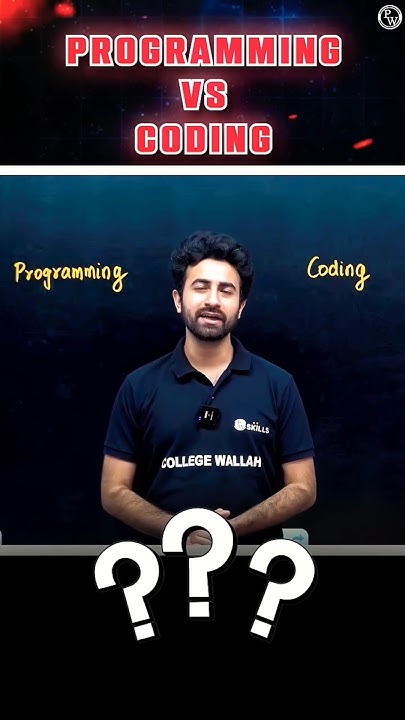 Programming 🆚 coding DIFFERENCE #code #programming #codinglife #programmer #difference # ...