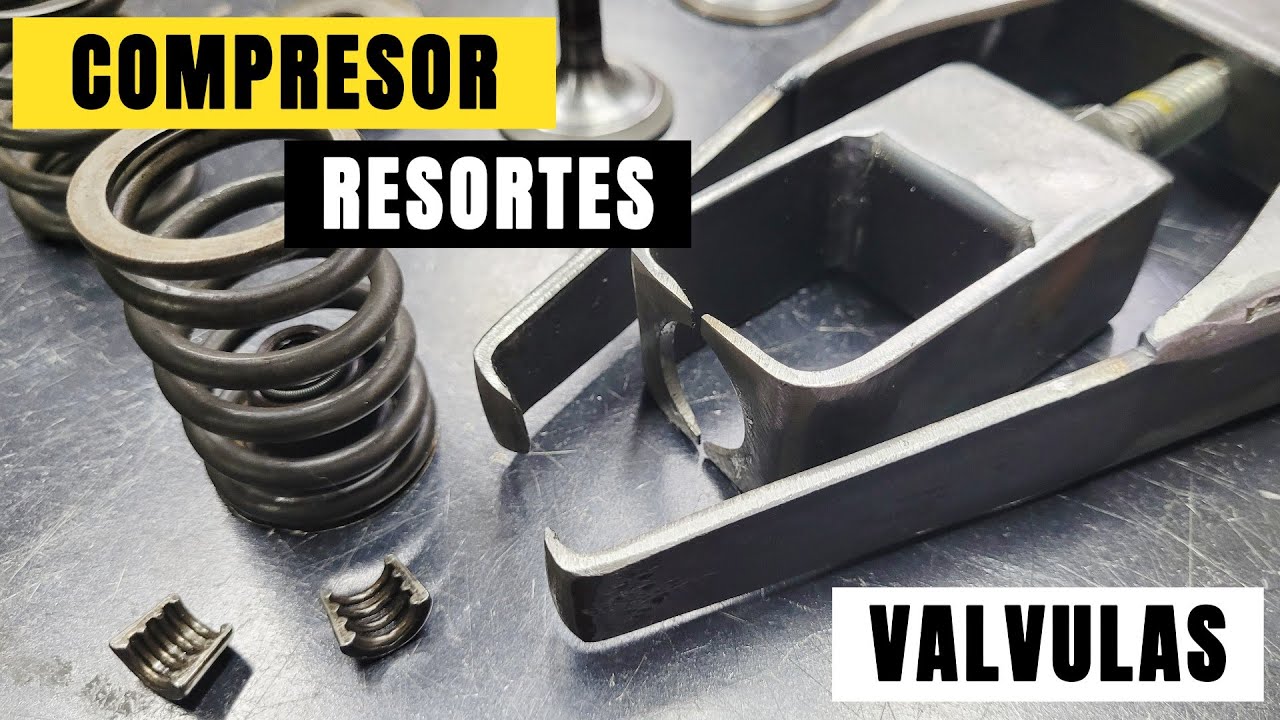 Compresor de resorte de válvula - CASERO - YouTube