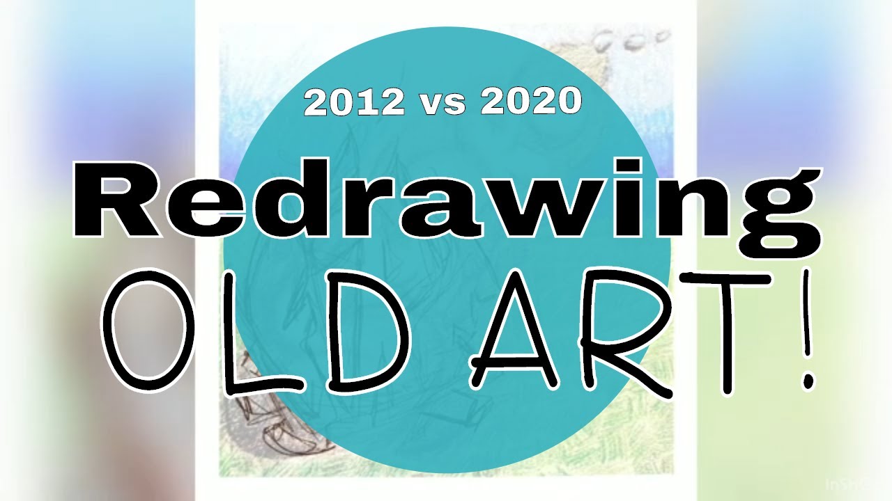 REDRAWING OLD ART - Drawing Time lapse! - YouTube