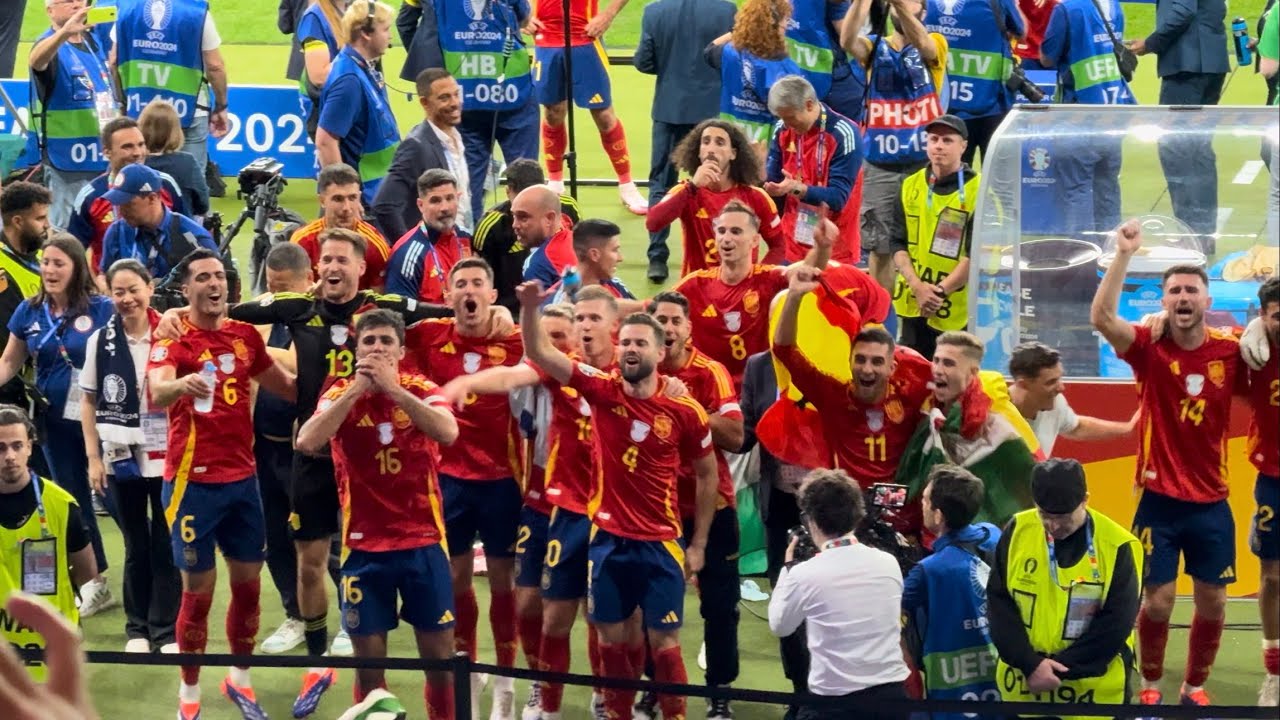 Spain celebrating European Championship | Spain - England 🇪🇸🏴󠁧󠁢󠁥󠁮󠁧󠁿 ...