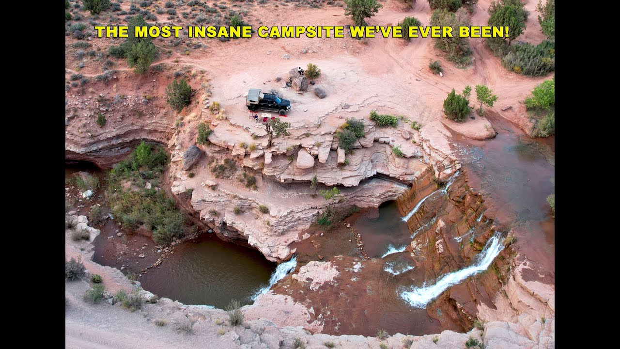The Most Insane Campsite We've Ever Been! - YouTube