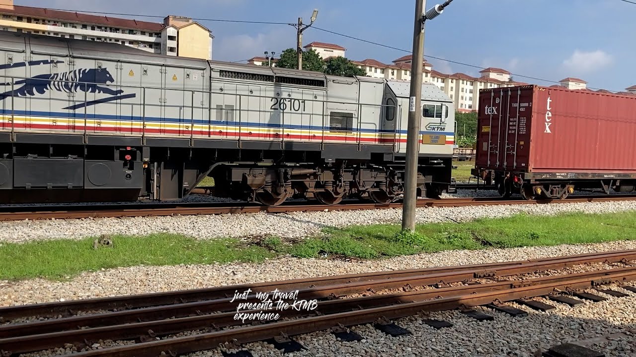 KTMB Class 26101 Tanjung Aru locomotive from the Port Klang depot ...