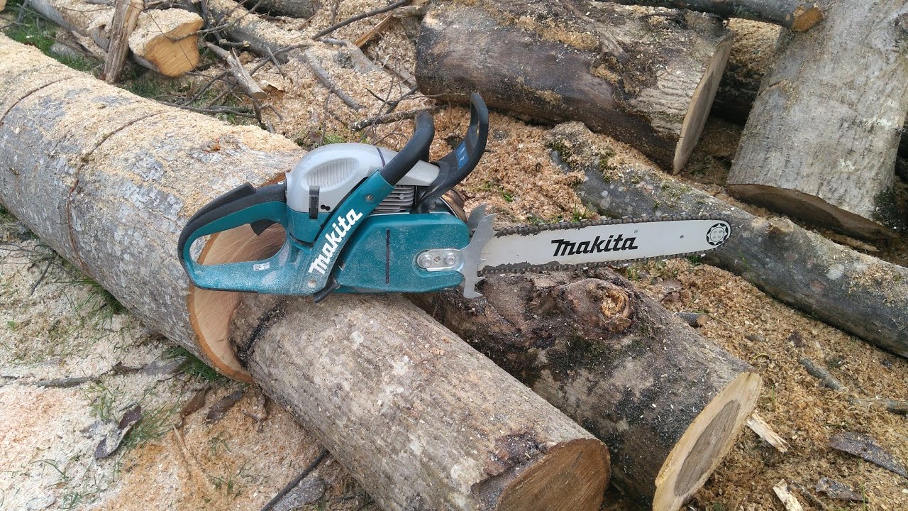 Makita 5121 Dolmar 510 Sesiune scurta 2 rezervoare - YouTube