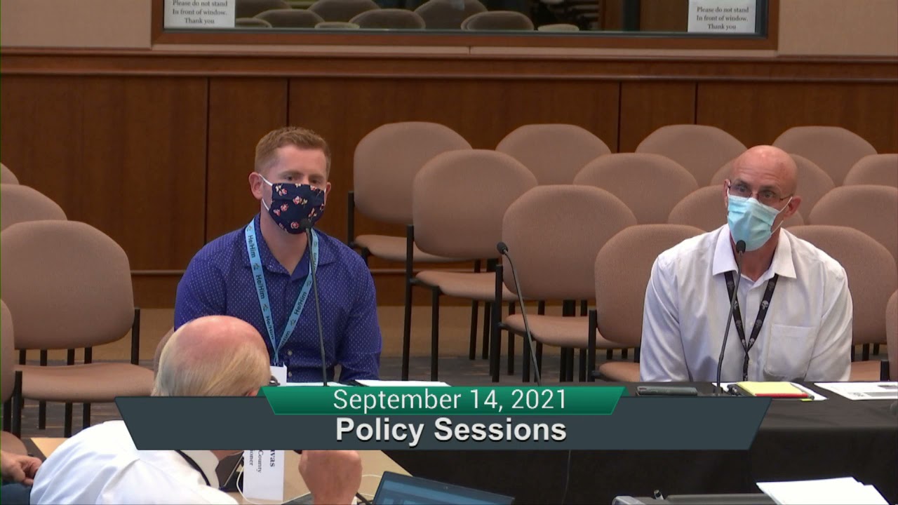 Policy Session - September 14, 2021 (Afternoon) - YouTube
