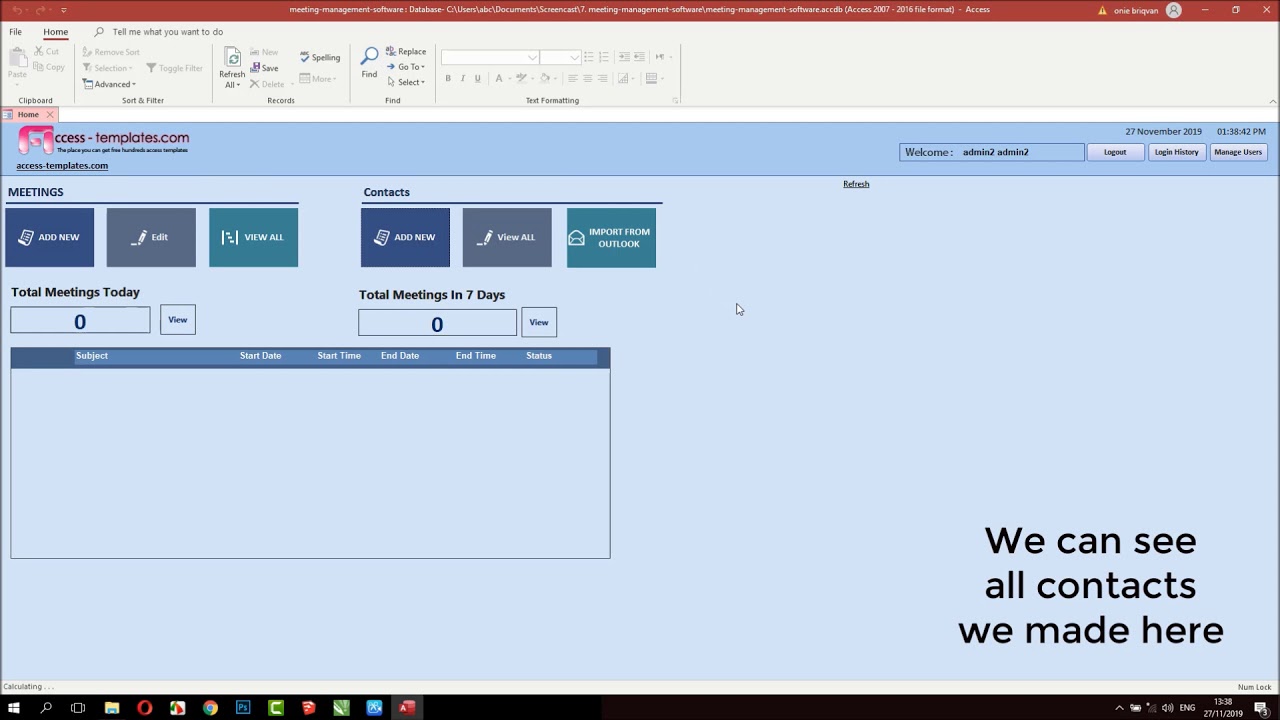 How to Use Meeting Minutes Notes and Invitation Management Tracker in ...