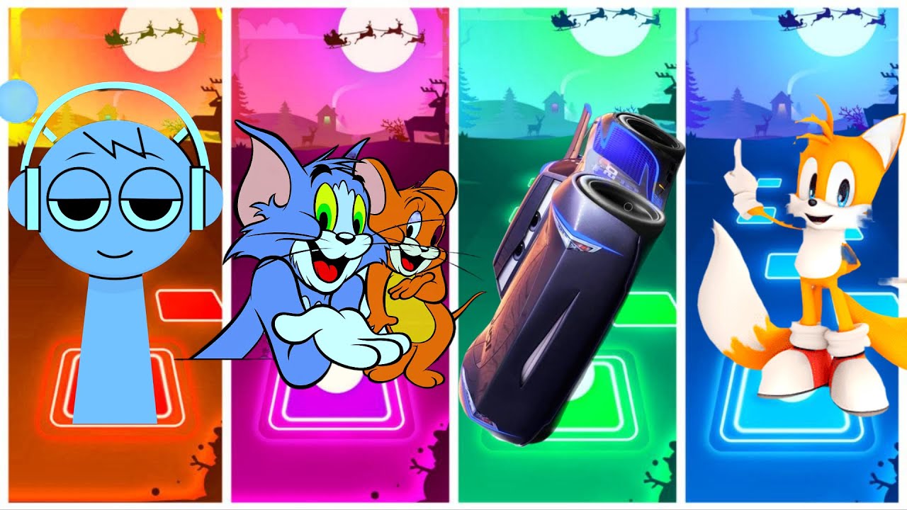 Sprunki vs Tom and Jerry vs Cars 3 vs Miles 'Tails' - YouTube