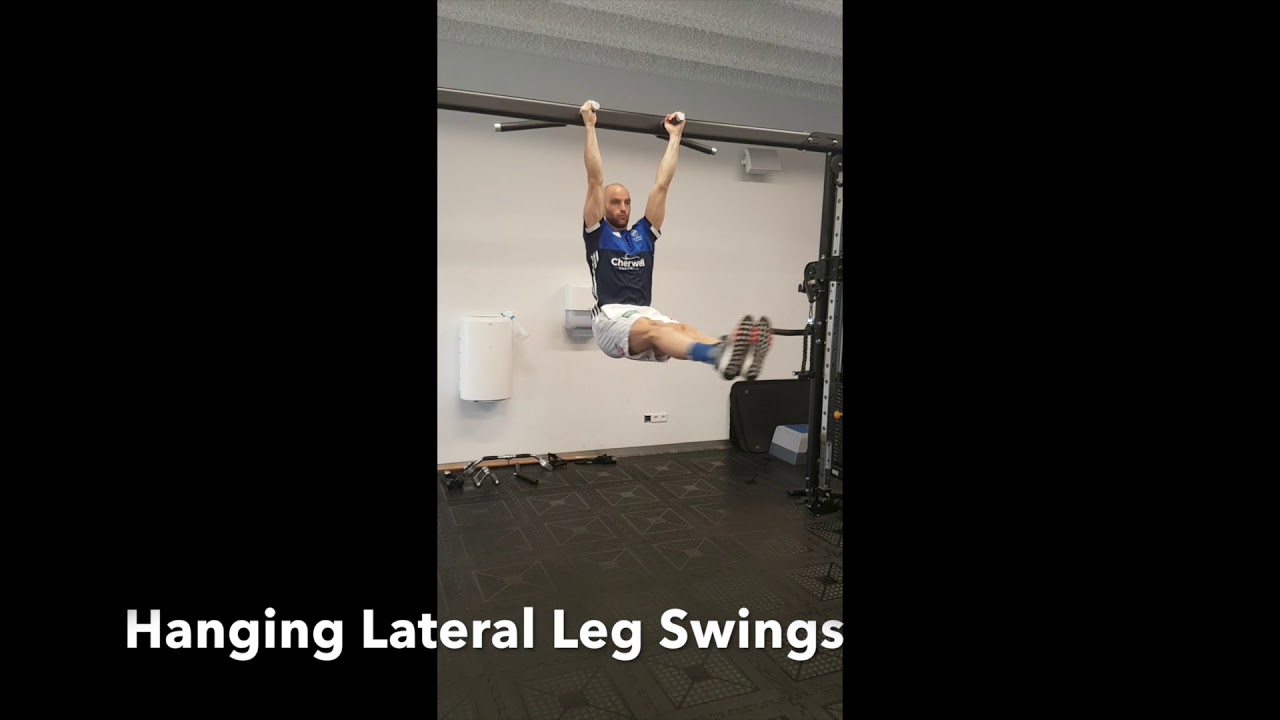 Hanging Lateral Leg Swings - YouTube
