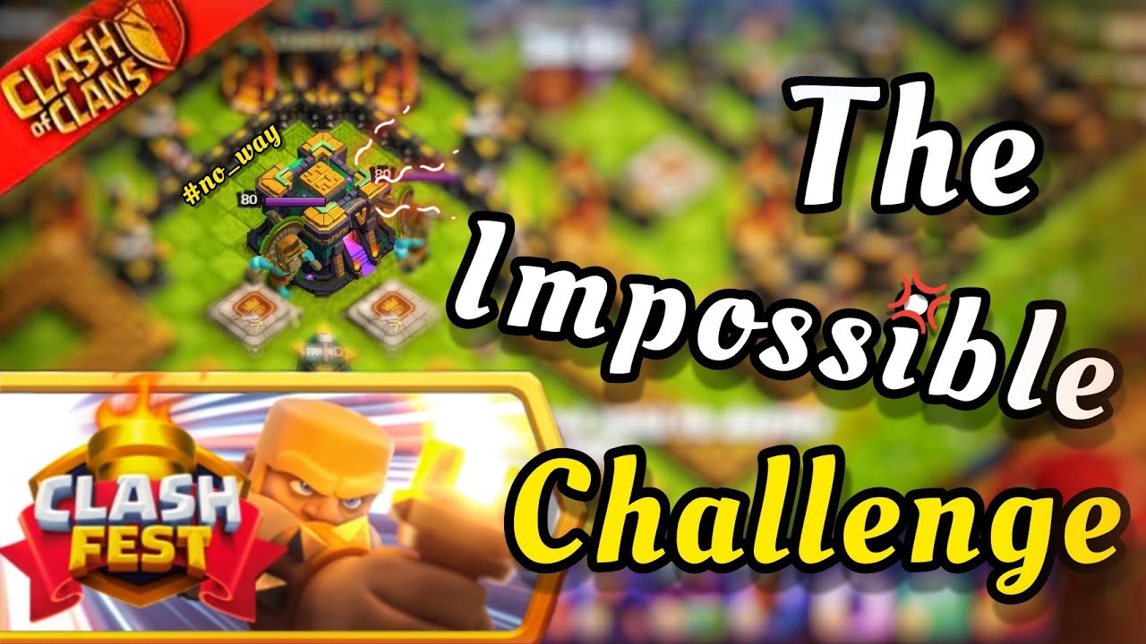 Clash of Clans gave The Impossible Challenge of Class Fest - YouTube