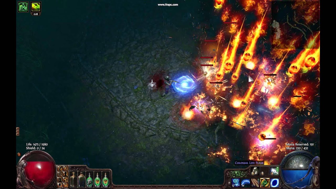 Cast on Crit Fun With Firestorm - Path of Exile PoE Gameplay - YouTube