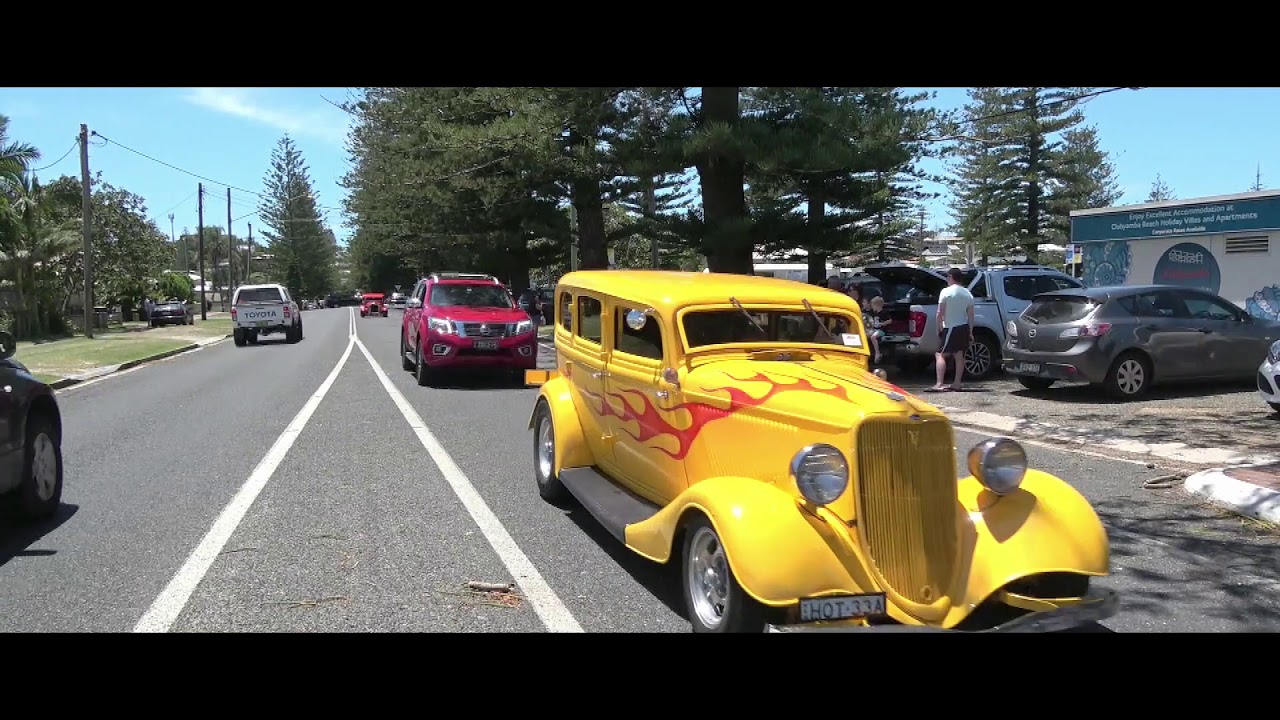 Hot Rods and other vehicles: Yamba Rod Run Parade - YouTube