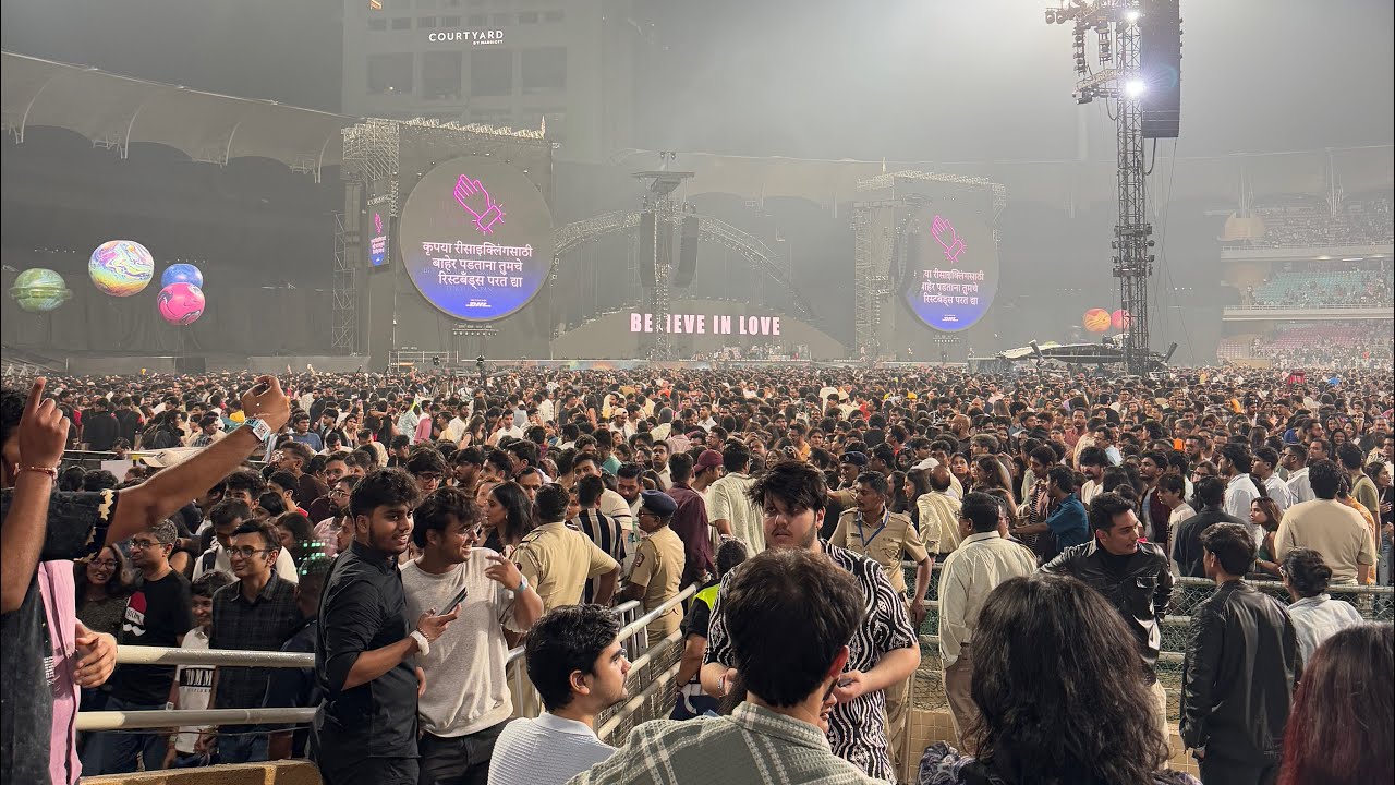 Coldplay Concert India | We Pray Ft. Jasleen Royal |DY Patil Stadium ...