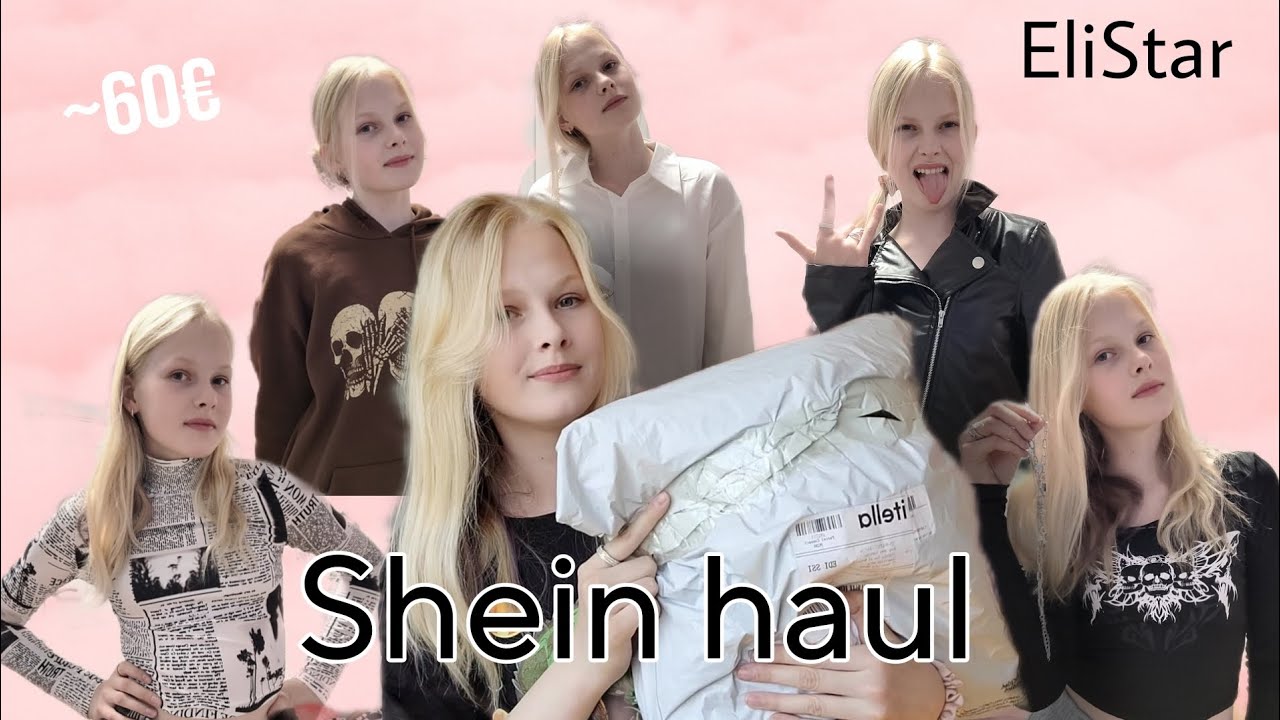 SHEIN haul! Opening packige and trying on clothes!♡ EliStar🩶 - YouTube