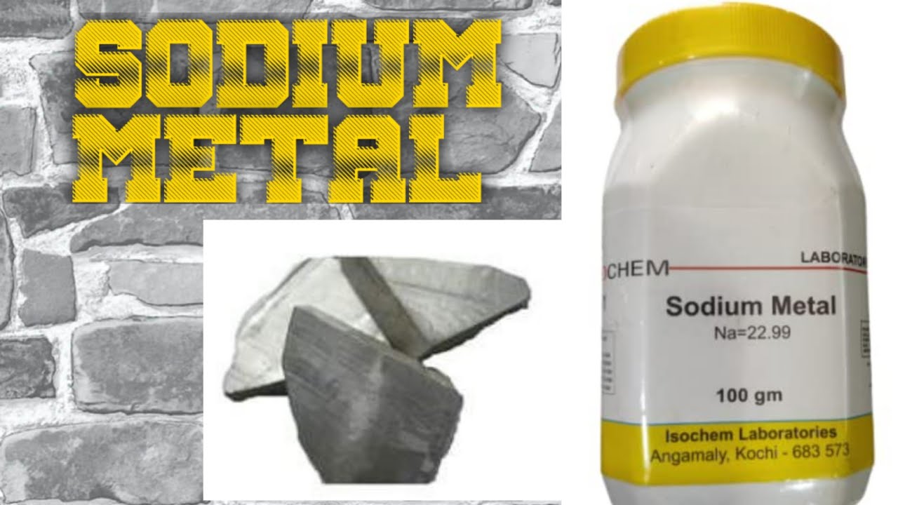 Sodium metal// pieces of sodium metal - YouTube