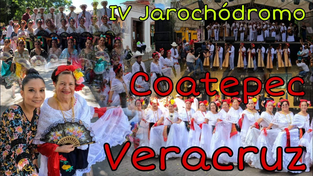 COATEPEC Veracruz. Jarochódromo 2022 Desfile con trajes de jarochos y música tradicional ...