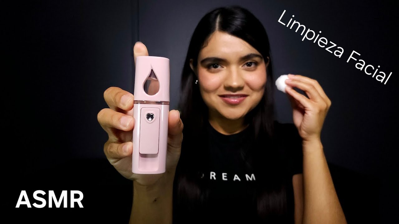ASMR / LIMPIEZA FACIAL para tu CARITA 💆‍♀️ASMR IN SPANISH / FACIAL ...