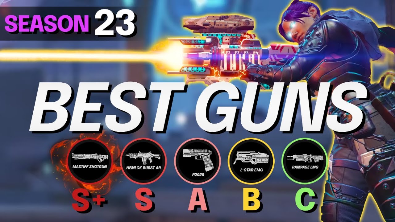 NEW SEASON 23 WEAPONS TIER LIST - BEST and WORST GUNS - Apex Legends ...