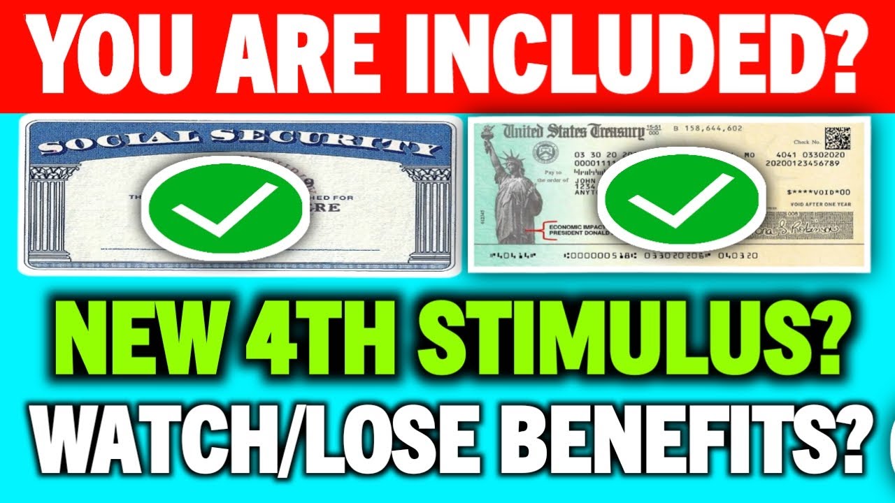 SSA, SSI, SSDI INCLUDED? | NEW 4TH STIMULUS CHECK FOR BENEFICIARIES ...