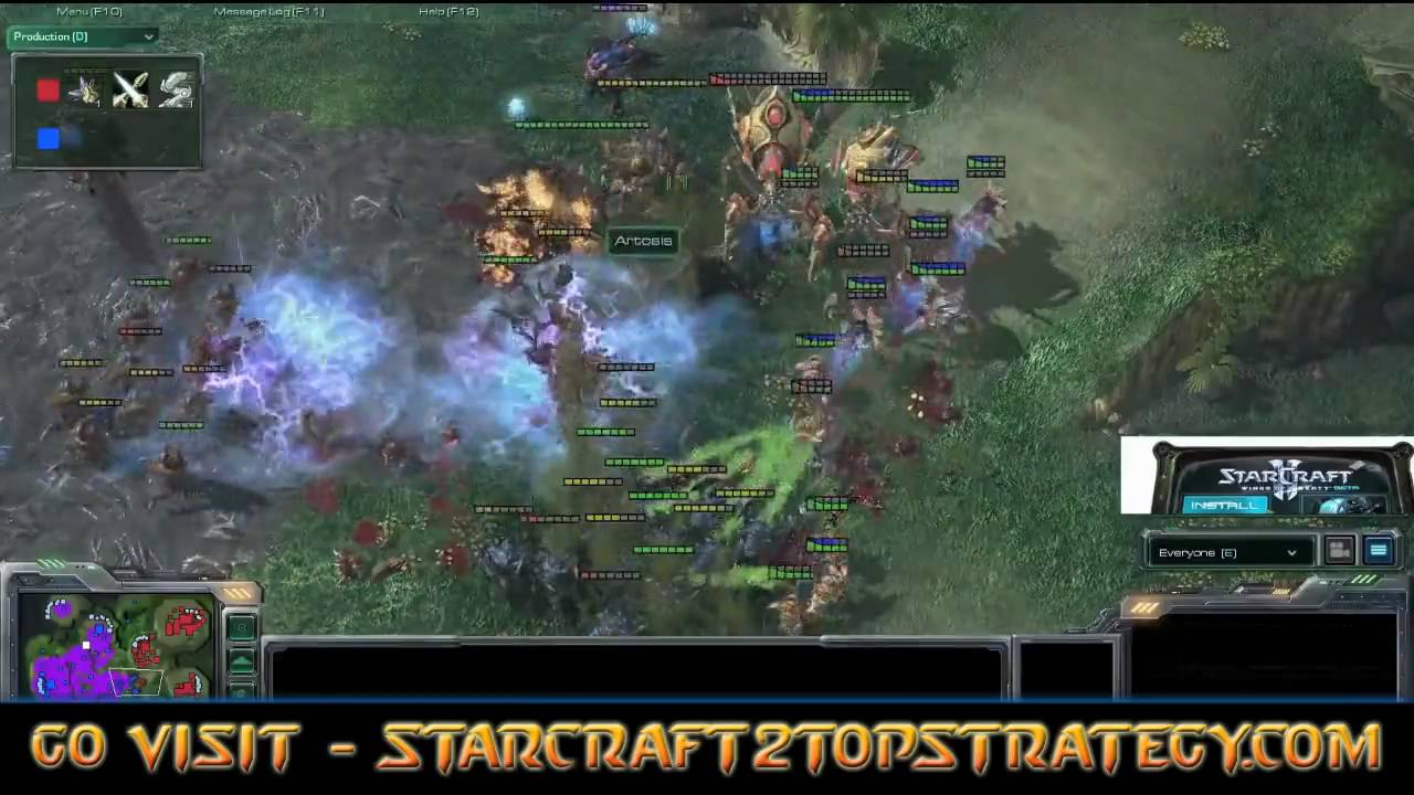 Starcraft 2 Protoss Gameplay - Wings of Liberty Protoss Strategy ...