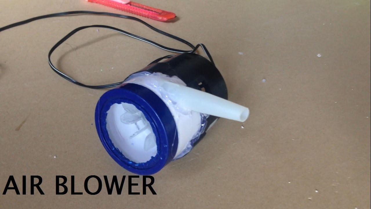 How to Make a Powerful Air Blower using Plastic Jar 2017 - YouTube