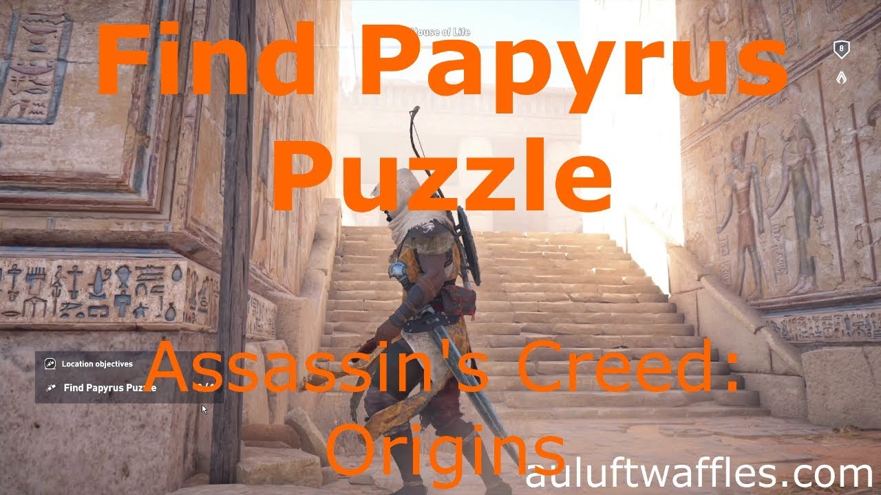 Find the Papyrus Puzzle House of Life Assassin’s Creed: Origins - YouTube