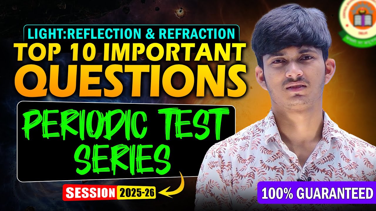 Top 10 Most Important Questions | Light Reflection & Refraction ...