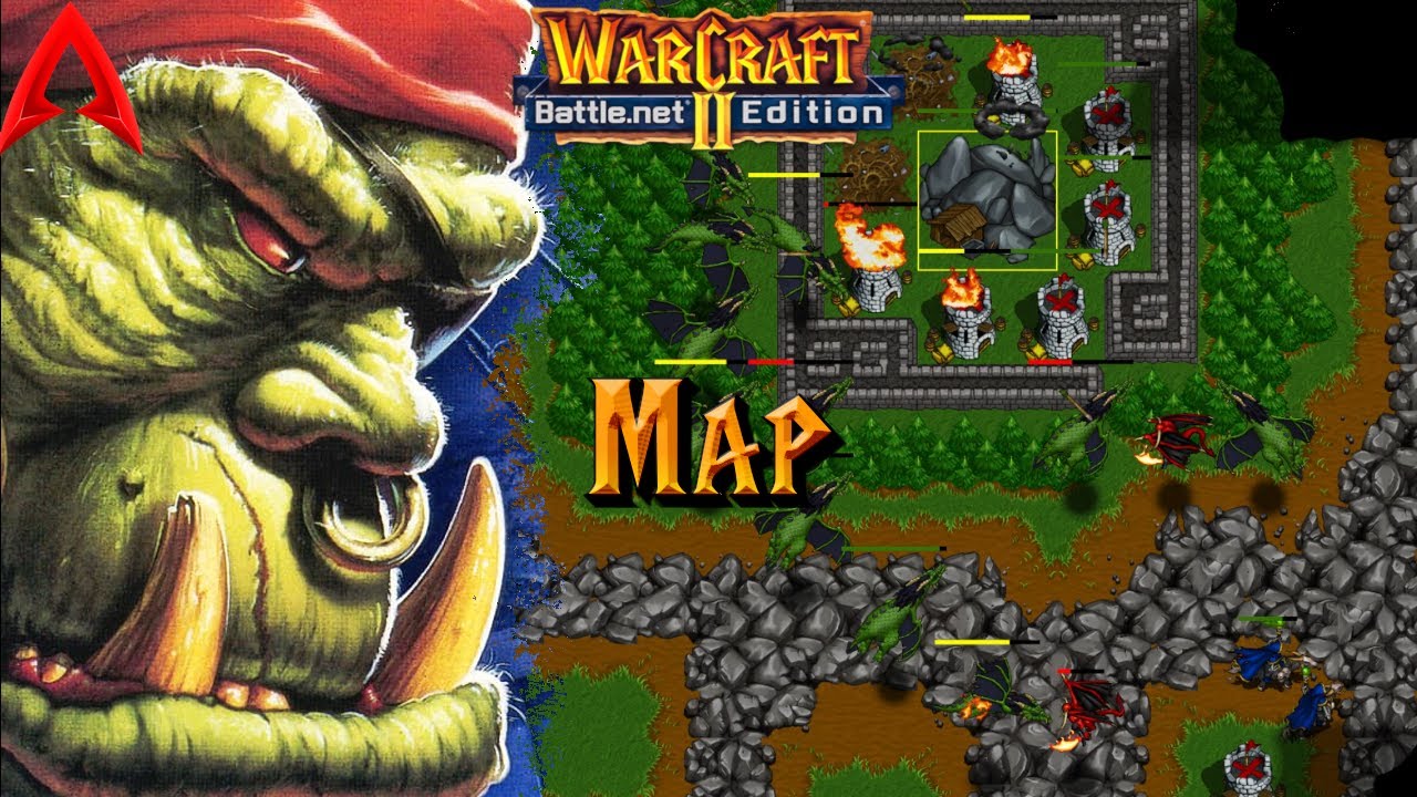 Warcraft 2 Custom Scenario || Map - YouTube