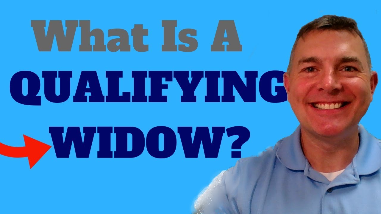 What Is Qualifying Widow er Tax Filing YouTube what-is-qualifying-widow-er-tax-filing-youtube