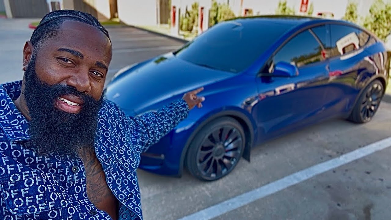 I COPPED MY 2025 TESLA MODEL Y PERFORMANCE 🔥 UNRELEASED JORDANS ON FEET ...