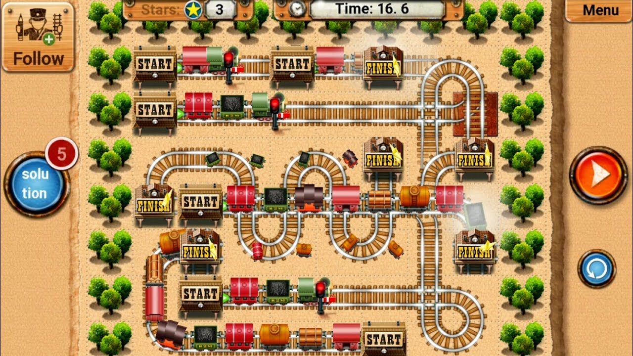 Rail Maze 2 Interesting Gameplay | Rail Track Maze Puzzle Game ...
