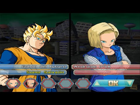 Gohan del Futuro vs Androides 18 y 17 | Dragon Ball Z: Budokai Tenkaichi 4 Beta X | Rowat19