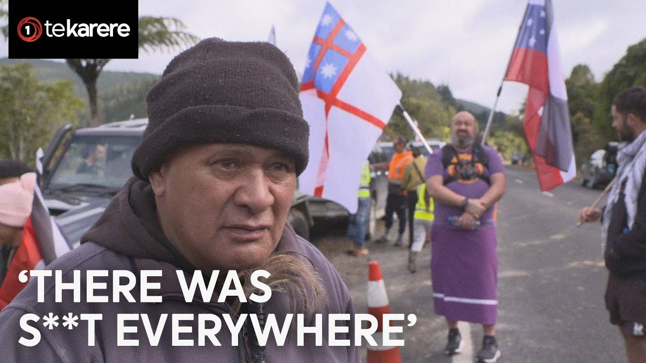 Iwi around Lake Rotokākahi protest new pipeline plans - YouTube