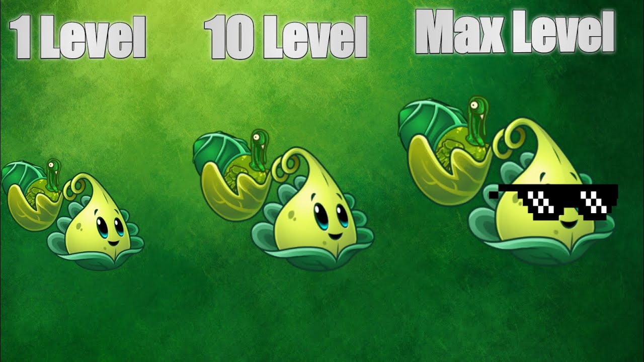 TURKEY-PULT 1 Level - 10 Level - Max Level PvZ 2 Plant VS Plant - YouTube