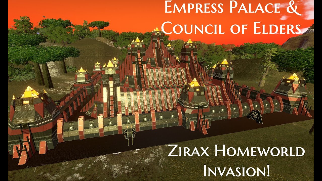 Council Of Elders & Empress Palace - Zirax Home World Destroyed ...