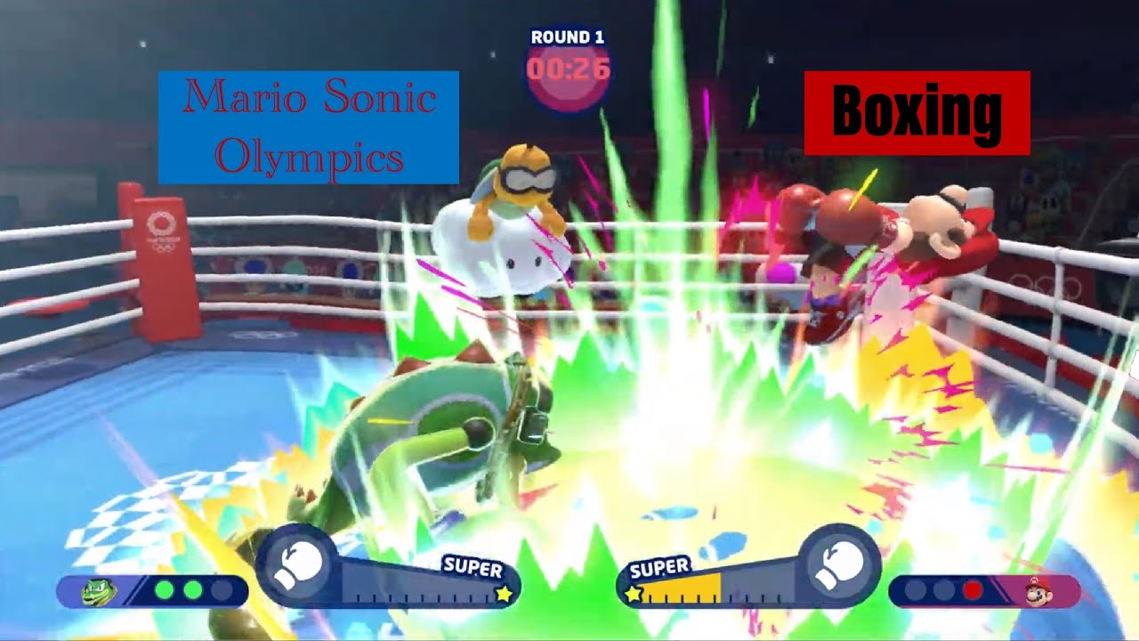 Trying to Beat Up Mario In Boxing Mario Sonic Olympic Games - YouTube