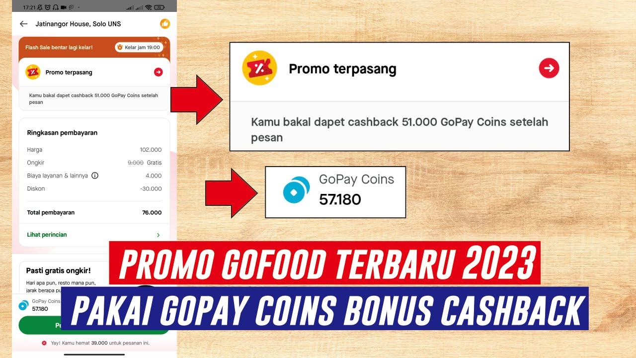 PROMO GOFOOD TERBARU 2023 | CARA DAPAT DISKON GOFOOD BAYAR PAKAI GOPAY ...